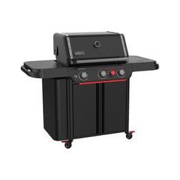Weber Gasgrill Genesis E-330WR, Stealth-Edition schwarz/rot, 19 kW, mit Sear Zone und Drehspie&szlig;, Modell 2025