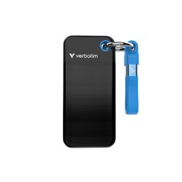 Verbatim Pocket SSD - 1 TB, Schwarz, Blau