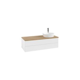 Villeroy & Boch V&B Waschtischunterschrank ohne Frontstruktur Antao 120x36x50cm, HL, WBP hon. Oa, wh. m Lac ; Villeroy & Boch (K23051MT)
