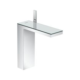 Hansgrohe Waschtisch-Einhebelmischer 230 Axor MyEdition A 196mm, m Pus-Op-Abl, m Pl, cr/Sp.-Glas (47020000)