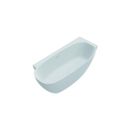 Hoesch Freisteh-Badewanne LABRILLIANTE &Uuml;berlaufgarn. Com +, we., 180x80cm, re (4535.010)