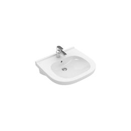 Villeroy & Boch V&B Waschtisch VICARE 56x55cm, m Hahnloch, ohne &Uuml;berlauf, wei&szlig; ; Villeroy & Boch (41195601)