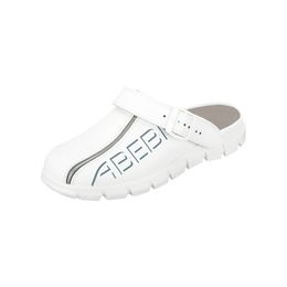 ABEBA Clog 7310, OB FO EA SRC, wei&szlig;, Gr. 41 (7310/41)