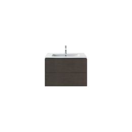 Duravit Waschtischunterschrank L-Cube 82x48,1cm, Ei dkl. geb., 2 Schub., wandh&auml;ngend (LC624107272)