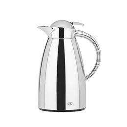 Alfi Isolierkanne Signo, Metall, 1 L, Ausgie&szlig;er, lebensmittelecht, Vakuum, Glaskolben, h&auml;lt warm, kalt, schadstofffrei, Kaffee & Tee, Kannen, Thermoskannen