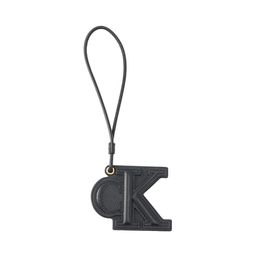 Calvin Klein Key Ring 'DEBOSS' female Black size One Size