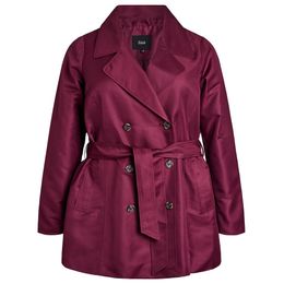 ZIZZI &Uuml;bergangsmantel 'CASELIN' Damen Gr&ouml;&szlig;e XL/XXL bordeaux Wintermantel