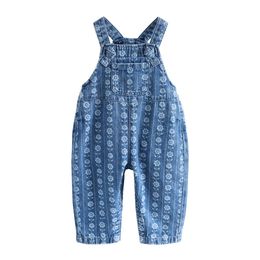 next Overalls girl Blue size 9-12 mths
