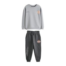 Baker by Ted Baker Jogginganzug Jungen Gr&ouml;&szlig;e 164 grau / graphit / orange / wei&szlig;