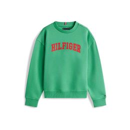 Tommy Hilfiger Sweatshirt Jungen Gr&ouml;&szlig;e 128 limette / rot