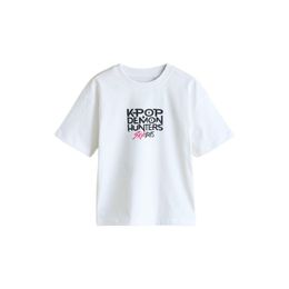 next T-Shirt 'KPOP Demon Hunters' Jungen Gr&ouml;&szlig;e 116 t&uuml;rkis / pink / schwarz / wei&szlig;