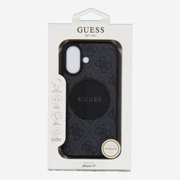 Guess Schwarze Handyh&uuml;lle mit Logo-Muster
