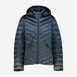 OUTDOOR Graue Steppjacke mit Kapuze
