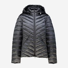 OUTDOOR Graue Steppjacke mit Kapuze