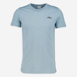 Brosbi Hellblaues T-Shirt mit Fischmotiv