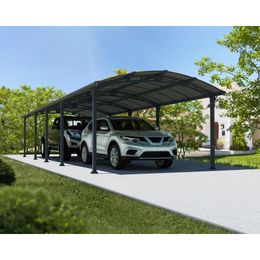 Palram-Canopia Doppelcarport 'Arcadia' anthrazit 359 x 1077 cm Polycarbonat grau