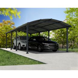 Palram-Canopia Doppelcarport 'Arcadia' anthrazit 359 x 863 cm Polycarbonat grau