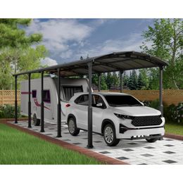Palram-Canopia Caravan-Carport 'Alpine' anthrazit 359 x 1077 cm Polycarbonat grau