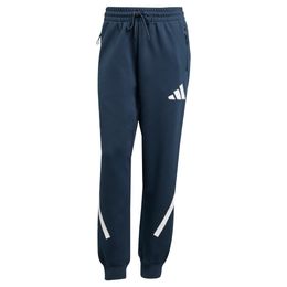 adidas Sportswear Sporthose 'Z.N.E.' Damen Gr&ouml;&szlig;e XXXL/4XL dunkelblau / wei&szlig;