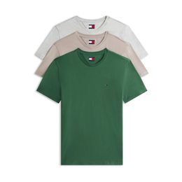 Tommy Jeans T-Shirt Herren Gr&ouml;&szlig;e XL greige / graumeliert / tanne