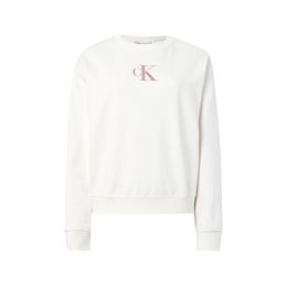 Calvin Klein Jeans Sweatshirt 'CLASSIC' Damen Gr&ouml;&szlig;e XS beige / pastellpink