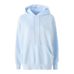 Nike Sportswear Sweatshirt 'Phoenix Fleece' Damen Gr&ouml;&szlig;e XL hellblau / wei&szlig;