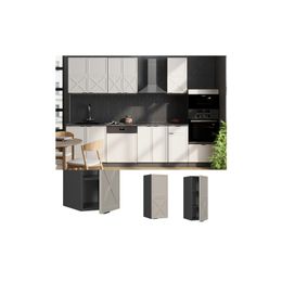 VICCO H&auml;ngeschrank Fame-Line Anthrazit Grau-Beige gerahmt 30 cm