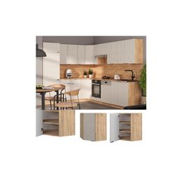 VICCO Eckh&auml;ngeschrank Fame-Line Eiche Grau-Beige gerahmt 57 cm