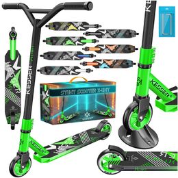 Kesser&reg; Scooter Funscooter Stuntscooter X-Limit - 360&deg; Lenkung mit ABEC 9 Kugellagern 100 mm PU R&auml;der Robuster Kickscooter Tretroller Cityroller Trick Roller f&uuml;r Kinder Erwachsene