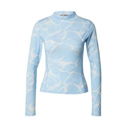 Oval Square Shirt 'Skye' Damen Gr&ouml;&szlig;e M hellblau / offwhite