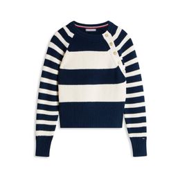 Tommy Hilfiger Pullover Damen Gr&ouml;&szlig;e XXS navy / wei&szlig;