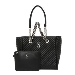 Steve Madden Shopper 'Bkattt-H' Damen Gr&ouml;&szlig;e One Size schwarz / silber