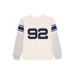 Abercrombie & Fitch Abercrombie & Fitch Shirt 'FOOTBALL HANGDOWN' Jungen Gr&ouml;&szlig;e 170/176 enzian / graumeliert / schwarz / offwhite