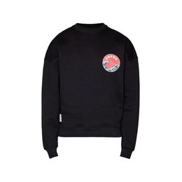 Alpha Industries Sweatshirt 'Japan Wave Warrior' Herren Gr&ouml;&szlig;e XXS dunkelgrau / rot / schwarz / wei&szlig;