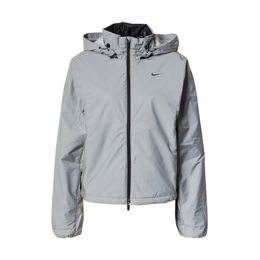 Nike Sportswear Jacke 'DVN' Damen Gr&ouml;&szlig;e XL silbergrau / schwarz