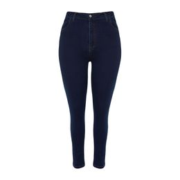 Trendyol Curve Jeans Damen Gr&ouml;&szlig;e 32/33 dunkelblau