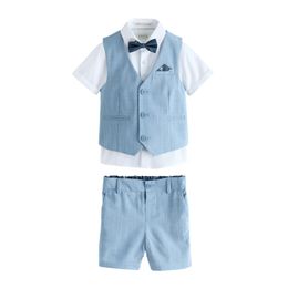 Baker By Ted Baker Set Jungen Gr&ouml;&szlig;e 86 hellblau / wei&szlig;
