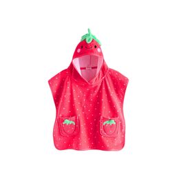 next Badeponcho M&auml;dchen Gr&ouml;&szlig;e 116 hellgr&uuml;n / rosa / melone / schwarz