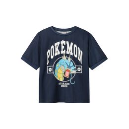 name it T-Shirt 'NKMMELT POKEMON' Jungen Gr&ouml;&szlig;e 122/128 navy / aqua / gelb / wei&szlig;