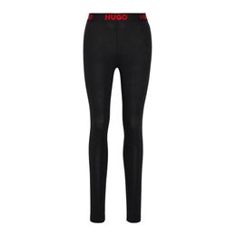Hugo Leggings Damen Gr&ouml;&szlig;e M feuerrot / schwarz