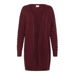 Kaffe Strickjacke 'KAEmria' Damen Gr&ouml;&szlig;e XL karminrot
