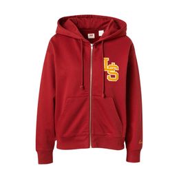 Levi's Levi's Sweatjacke 'Heritage' Damen Gr&ouml;&szlig;e S gelb / bordeaux / wei&szlig;
