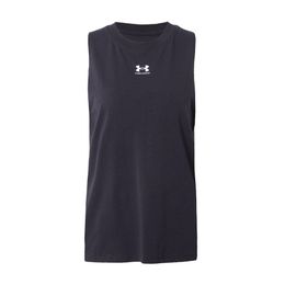 Under Armour Sporttop 'Off Campus Muscle' Damen Gr&ouml;&szlig;e XL schwarz / wei&szlig;