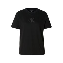 Calvin Klein Jeans T-Shirt 'Classic' Damen Gr&ouml;&szlig;e XXL schwarz / silber