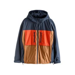 next Jacke Herren Gr&ouml;&szlig;e 4XL braun / dunkelgr&uuml;n / neonorange
