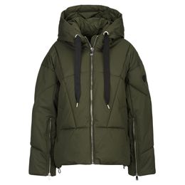 19V69 Italia Jacke 'Chiara' Damen Gr&ouml;&szlig;e S dunkelgr&uuml;n / schwarz Winterjacke