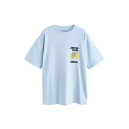 next T-Shirt Damen Gr&ouml;&szlig;e XS marine / hellblau / gelb / dunkelgr&uuml;n