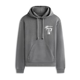 Tommy Jeans Sweatshirt Herren Gr&ouml;&szlig;e M dunkelgrau / wei&szlig;