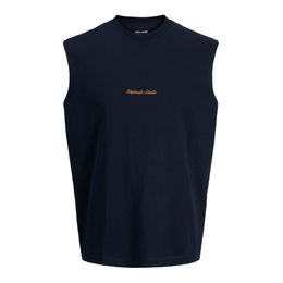 Jack & Jones Plus Jack & Jones Plus Top 'JORNORREBRO' Herren Gr&ouml;&szlig;e 6XL nachtblau / orange