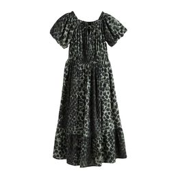 next Kleid Damen Gr&ouml;&szlig;e 50 gr&uuml;n / pastellgr&uuml;n / schwarz Winterkleid